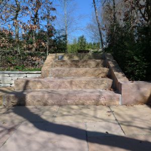 TRAPPETRIN 35x100/150 CM - Sandstone Natursten